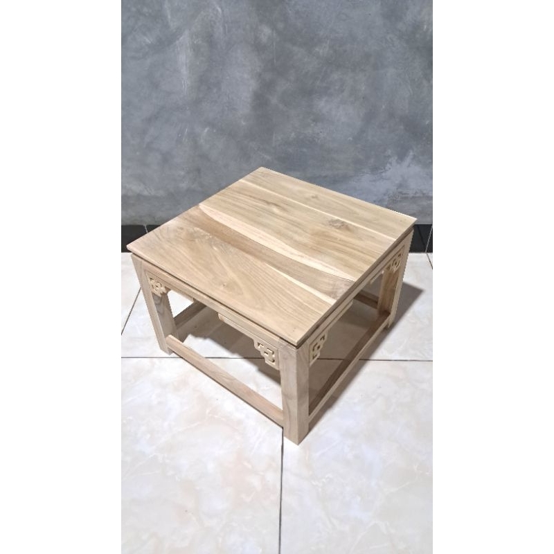 Jual meja display meja bonsai ukuran 40x40x30 kayu jati asli jepara ...