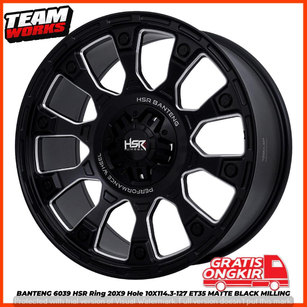 Jual VELG MOBIL CRV ALPHARD DOODGE JOURNEY RING 20 HSR BANTENG BLACK LEBAR 9 PELAG R20 ET35 ...