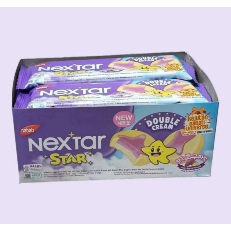 Jual Nabati Nextar Star Doubel Korean Goguma Sekotak isi 10 Pcs ...