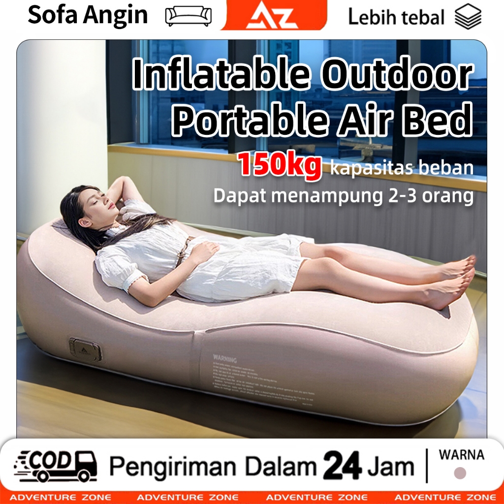 Jual AZ Sofa Tiup Kasur Udara camping Tempat Tidur Tiup Otomatis Kursi ...