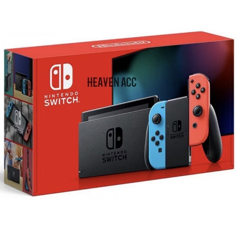Jual NINTENDO SWITCH GEN 2 (MERAH) ATMOSPHERE DAN ORIGINAL LENGKAP ...
