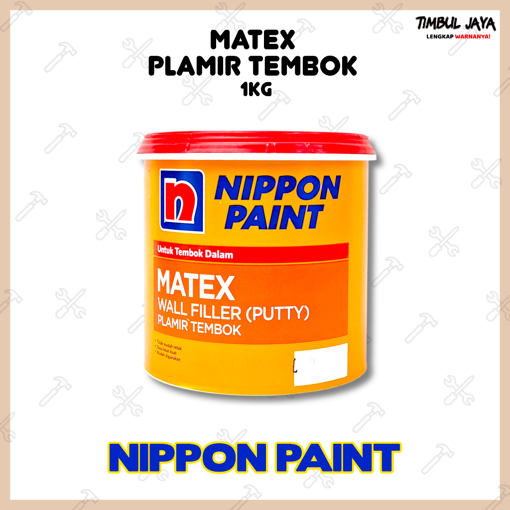 Jual Matex Plamir Tembok 1 kg / Plamir Tembok Instant / Plamir Dinding ...