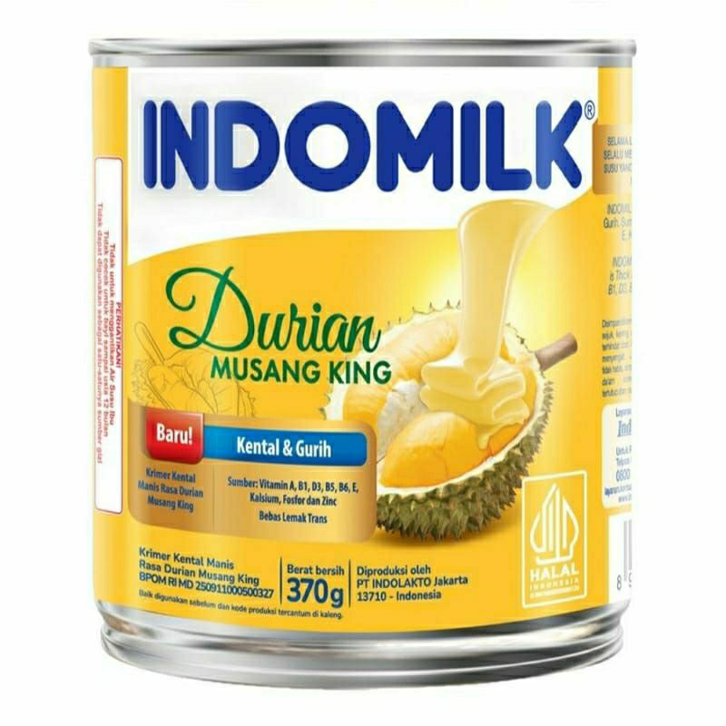 Jual #iNDOMILK SKM durian musang king 370gram | Shopee Indonesia