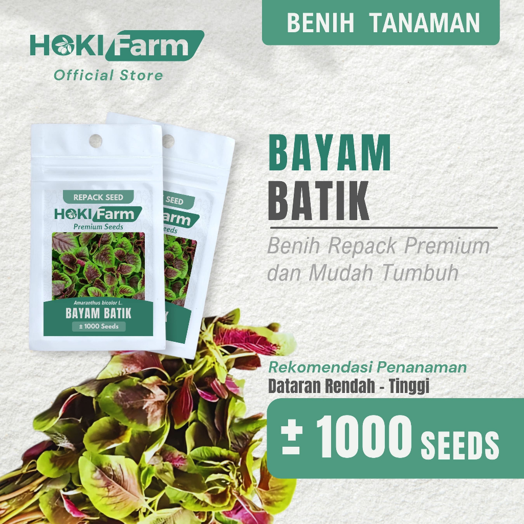 Jual Bibit Bayam Batik Benih Sayuran Unggul Pilihan | Shopee Indonesia