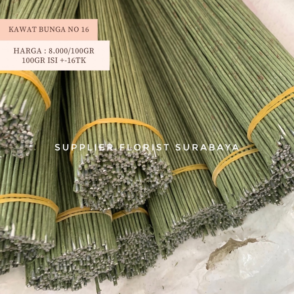 Jual [NO 16] TANGKAI BUNGA PALSU LAPIS KERTAS TINGGI 40CM NO 16 KAWAT ...