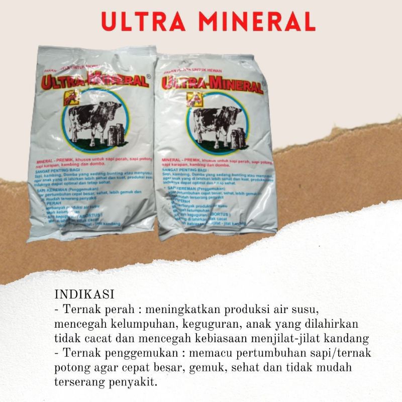 Jual Ultra Mineral Vitamin Suplemen Premix Sapi Kambing | Shopee Indonesia
