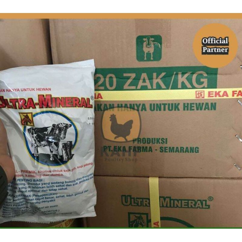 Jual Ultra Mineral Premix suplemen sapi kambing kerbau kuda lengkap ...