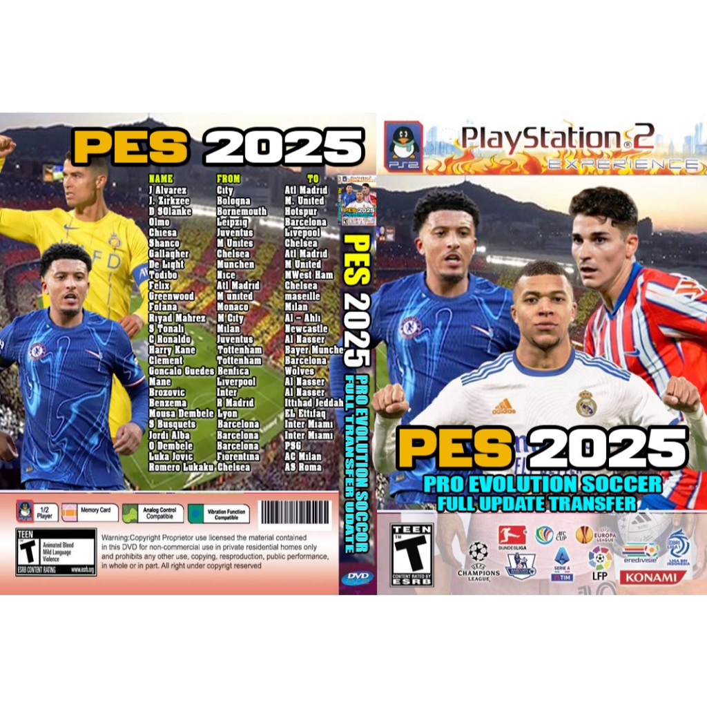 Jual Kaset PS2 Game PES 2025 Full Transfer | Shopee Indonesia