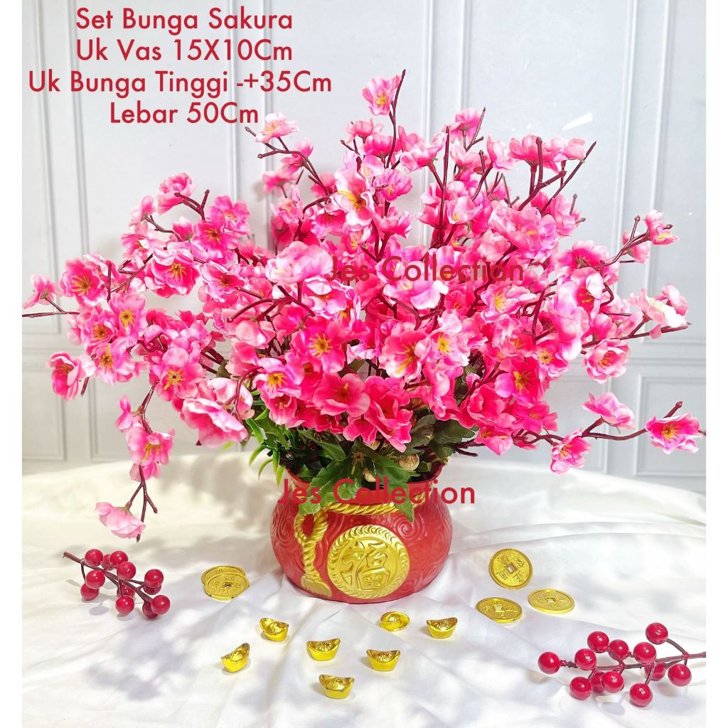 Jual Pohon Meihua SPECIAL EDITION 2025 / Bunga Meihwa Premium / Vas ...