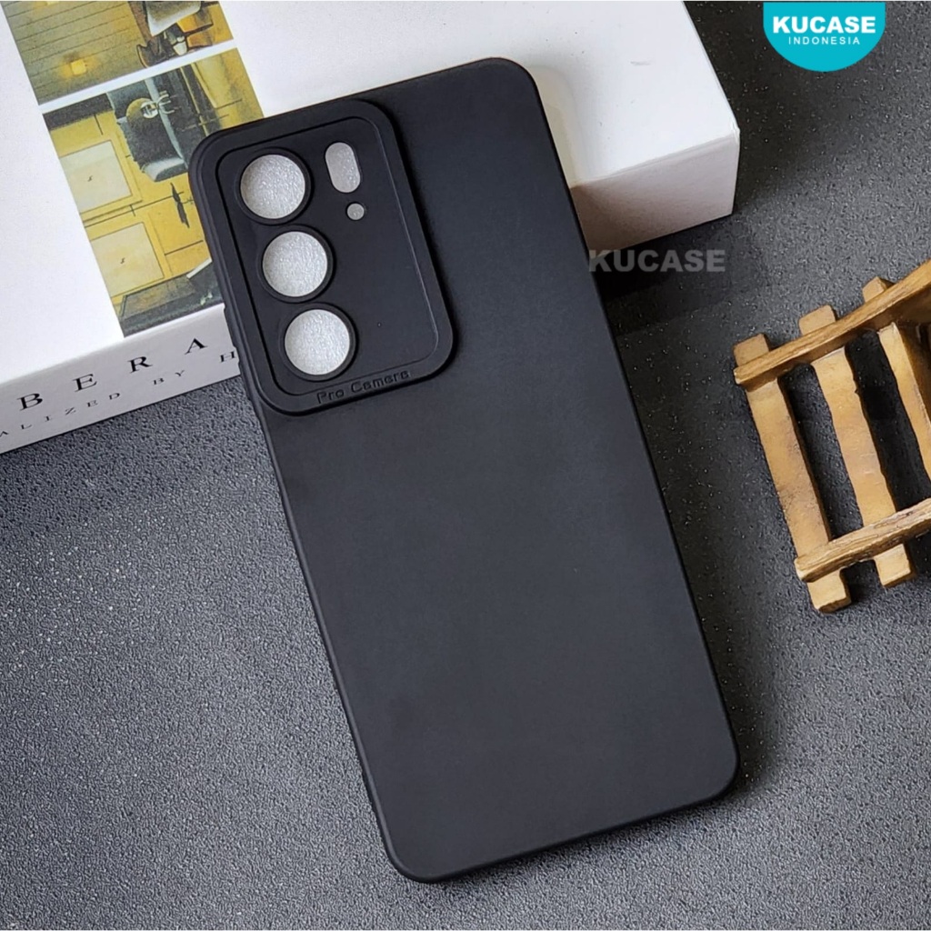 Jual Case Realme C75 Case Pro Kamera Warna softcase Macaron Black ...
