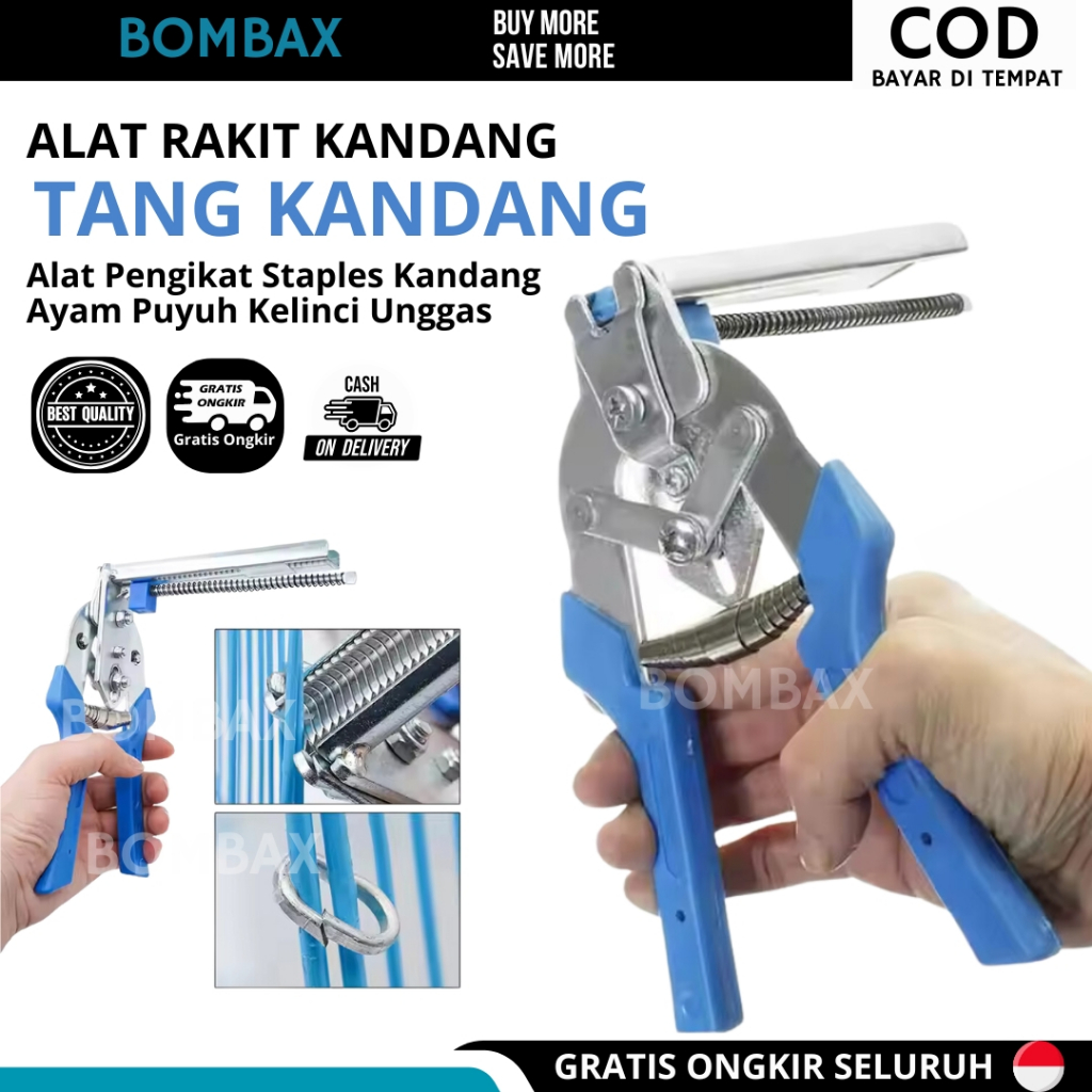 Jual Tang Kandang Alat Pengikat Kandang Staples Ikat Kawat M Ring Tang ...