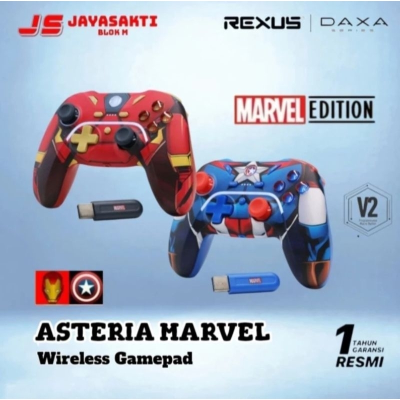 Jual Rexus Daxa Asteria AX1 Marvel V2 Gen 2 Special Edition Wireless ...