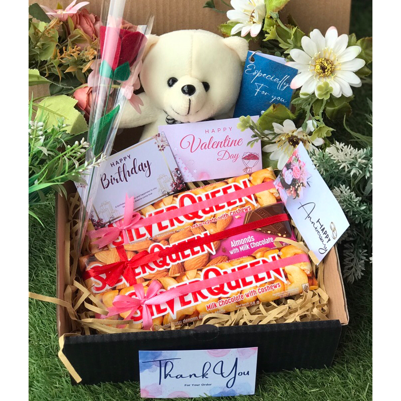 Jual Hadiah Ulang Tahun / Gift Box Cokelat / Hampers Boneka Mini Bear ...