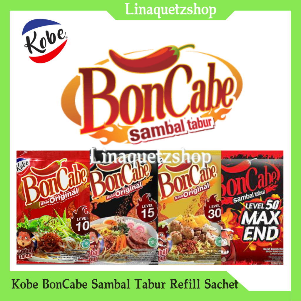 Jual KOBE BONCABE Sambal Tabur Refill Sachet (12 Pcs) | Shopee Indonesia