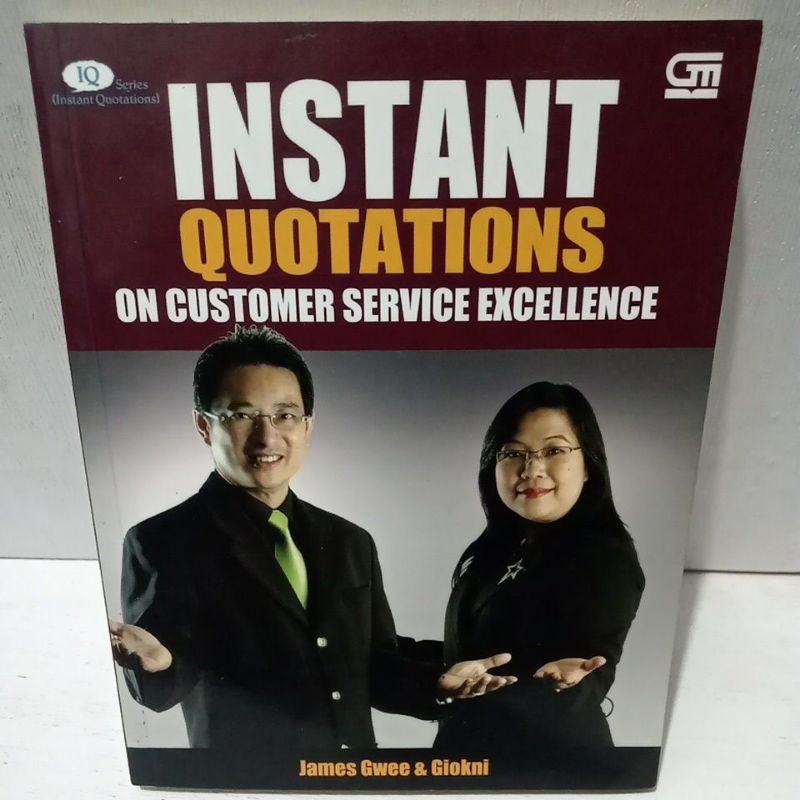 Jual Buku Original INSTANT QUOTATIONS ON CUSTOMER SERVICE EXCELLENCE ...