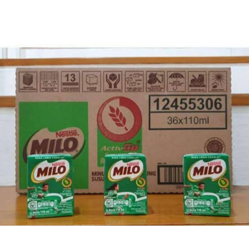Jual Susu Milo 110 Ml 1 Karton isi 36 pcs Murah Promo | Shopee Indonesia