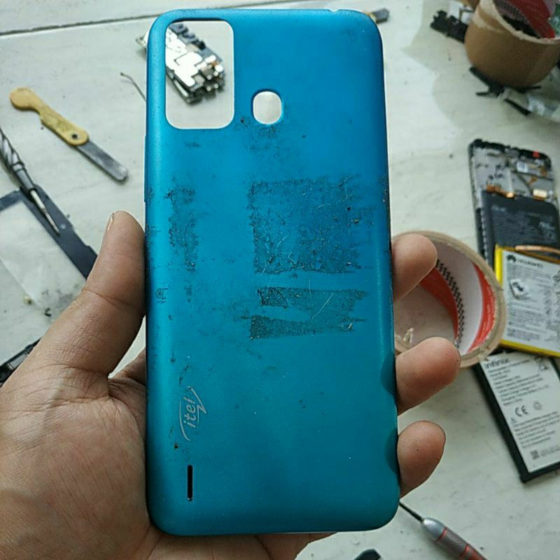Jual backdoor bekas ori itel L6502 tombol lengkap | Shopee Indonesia
