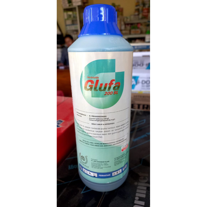 Jual HERBISIDA GLUFA 200SL KEMASAN 1L SISTEMIK AMONIUM GLUFOSINAT 200SL ...