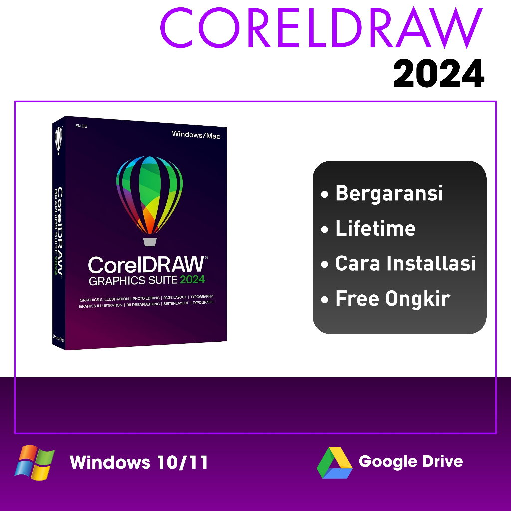 Jual CorelDRAW Graphics Suite 2024 | Windows 10&11 | Shopee Indonesia
