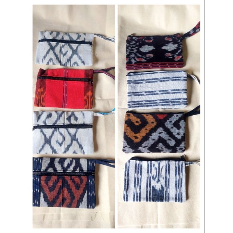 Jual Dompet Tenun Etnik Murah Grosir Pouch Batik Tenun Clutch Tenun ...