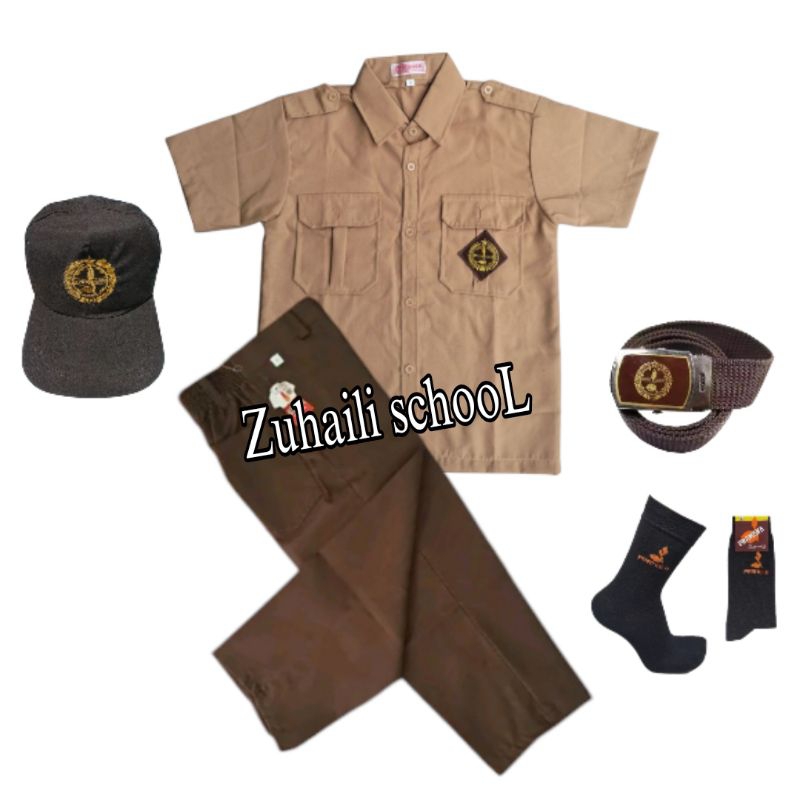Jual Setelan Seragam Pramuka Penggalang Sekolah SD Baju Lengan pendek Celana panjang Kelas 1 ...