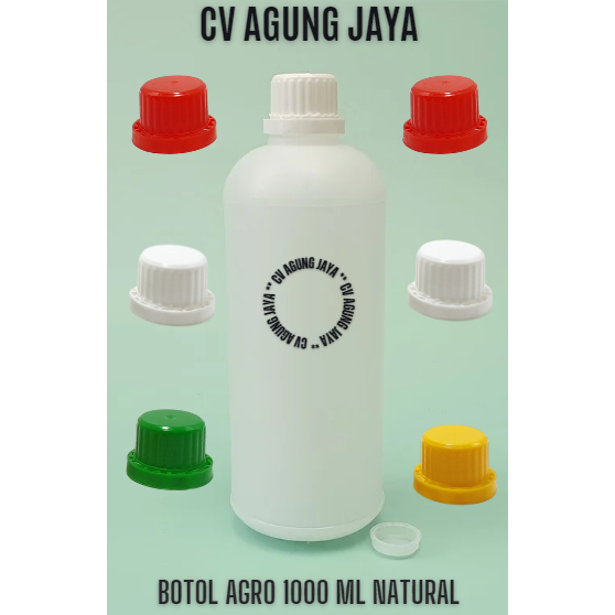 Jual Botol Agro 1000 ml Mineral Natural 70 g / Botol Pupuk / Botol HDPE | Shopee Indonesia