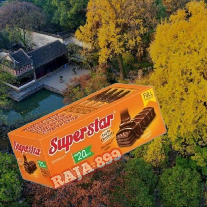 Jual ROMA SUPERSTAR WAFER TRIPLE CHOCOLATE| WAFER SUPERSTAR COKELAT 1 ...