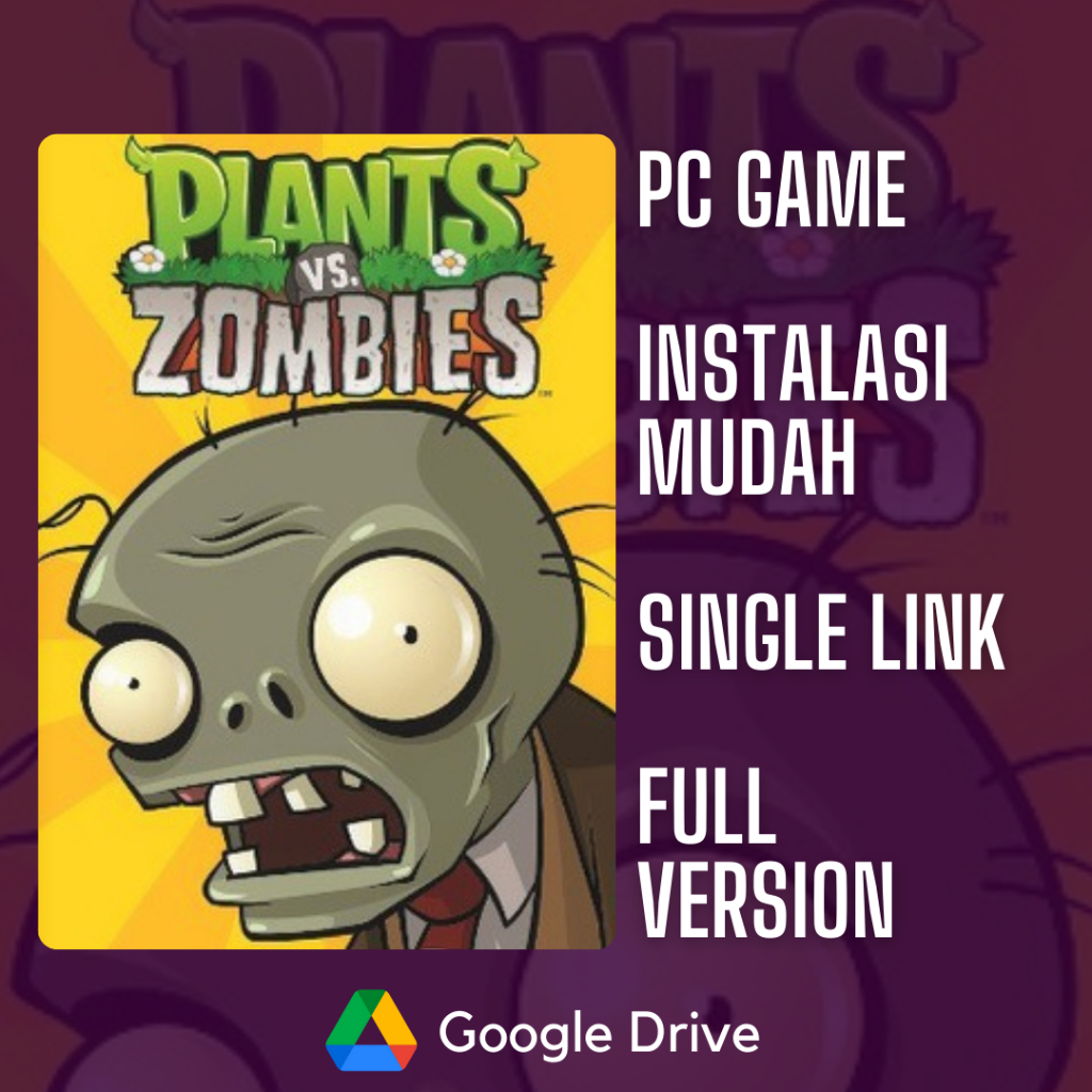 Jual Plants vs Zombies- Game PC Strategy, Tactics - Download Game Murah ...