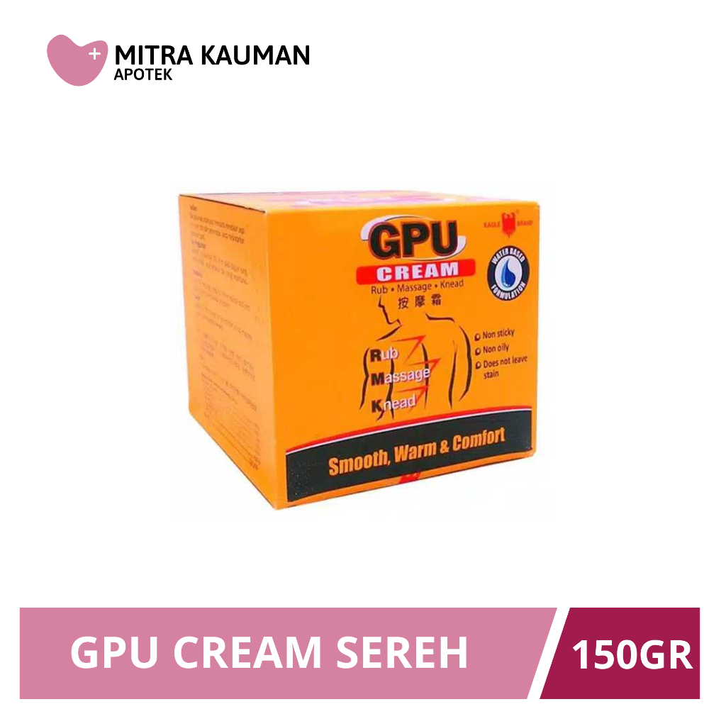 Jual Cap Lang GPU Cream Sereh 150 gr - Membantu Meredakan Pegal Linu ...