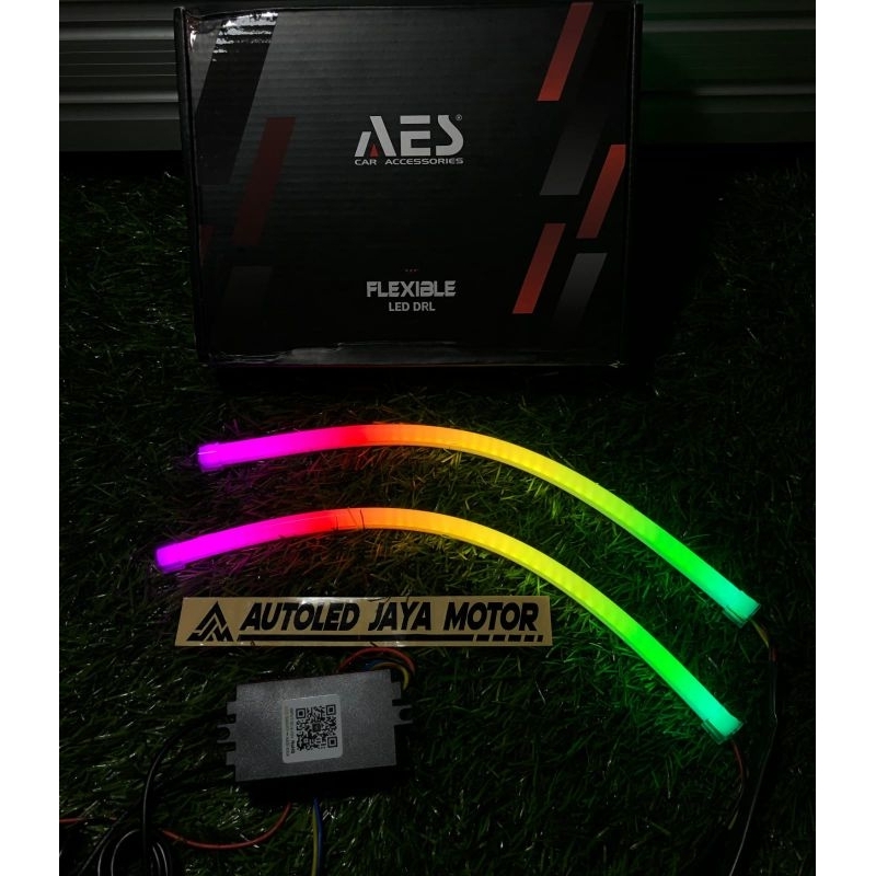 Jual Alis RGB AES HURACAN softled 30 cm merk AES Day running light ...