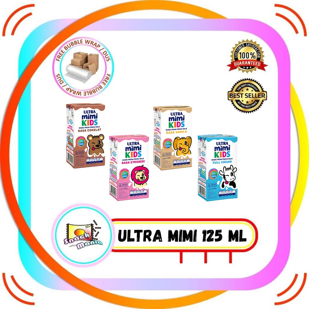 Jual Susu Ultra Milk Ultra Mimi Kids Susu UHT Full Cream Coklat ...