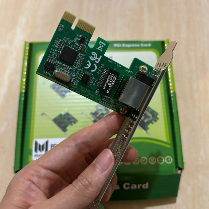 Jual PCI-E / PCI Express LAN Gigabit Ethernet Network Card Maxpure ...