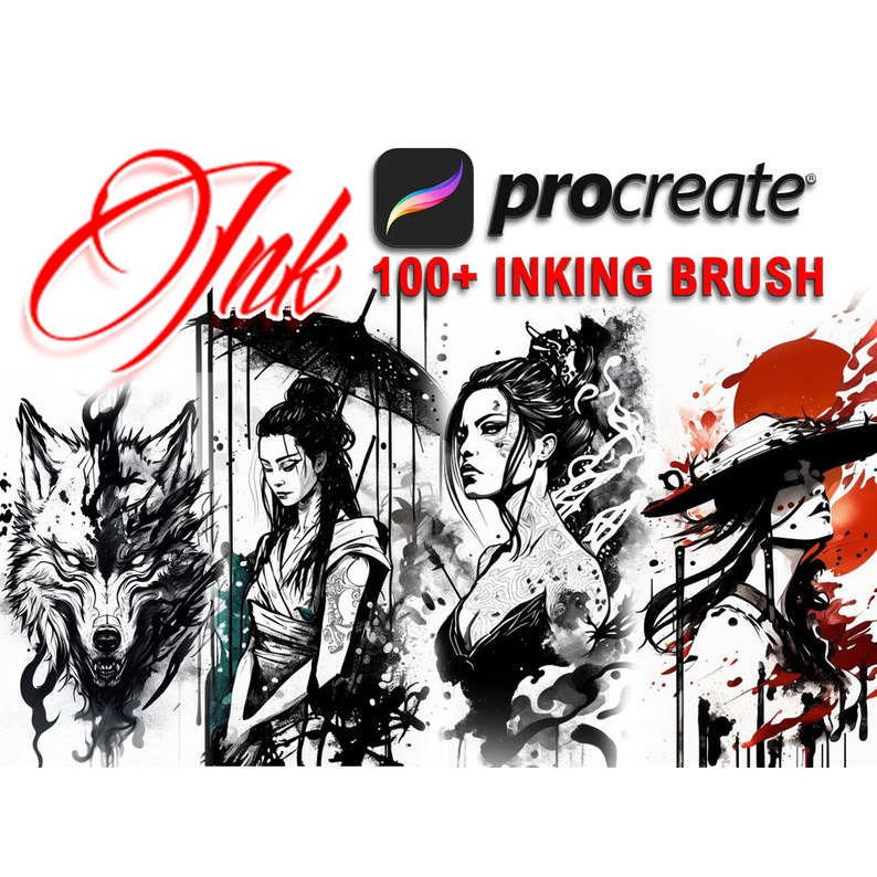 Jual Procreate Brush - 100+ Inking Brush | Shopee Indonesia