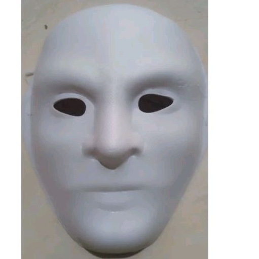 Jual Topeng Polos Bahan Spons Tebal Buat Diwarnain Kerajinan Tangan ...