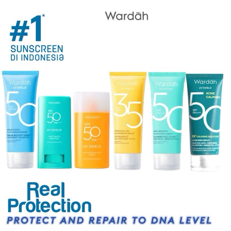 Jual Wardah Sunscreen Series All Varian Sun Care | Shopee Indonesia