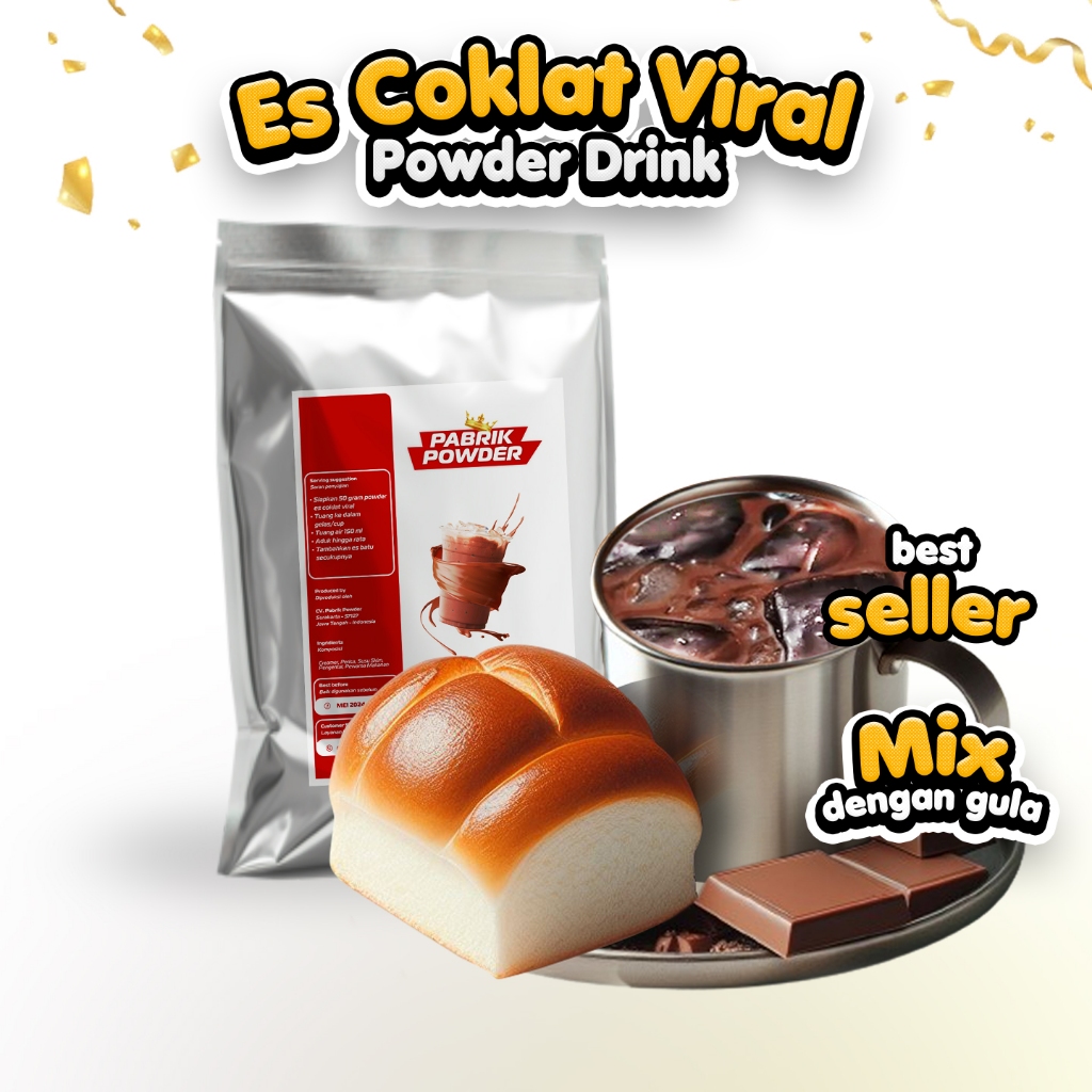 Jual Powder Es Coklat Viral , Minuman Bubuk , Chocolate Powder Drink ...