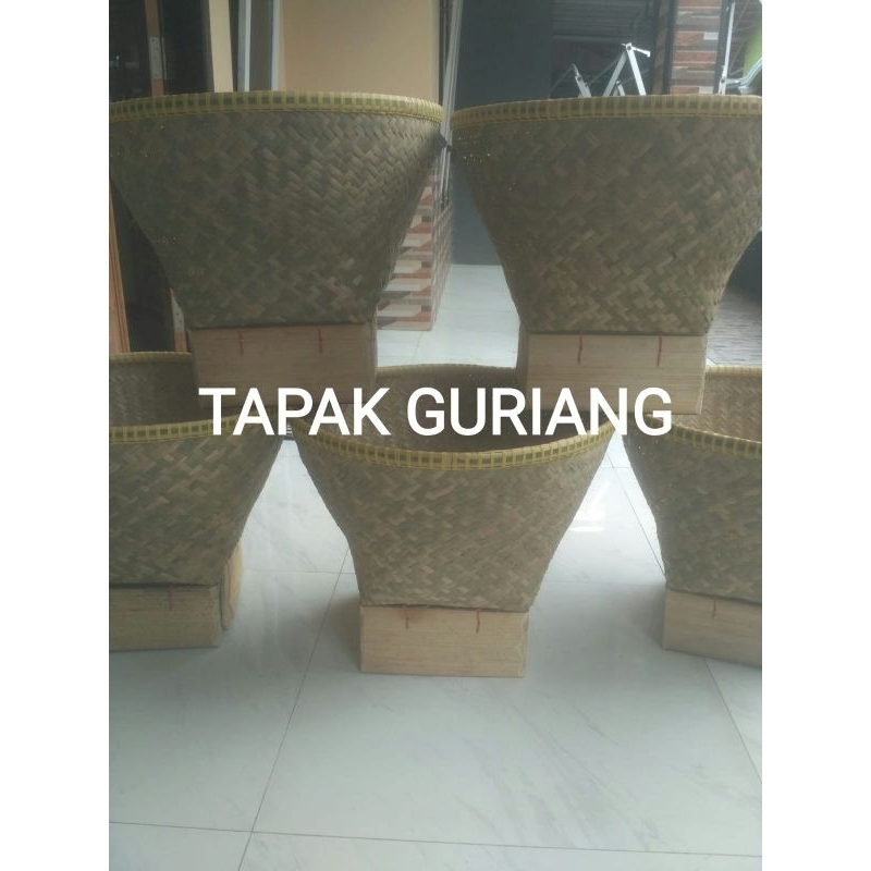 Jual Kerajinan Bambu Bakul Nasi Besar Diameter 45 cm - Tempat Nasi ...