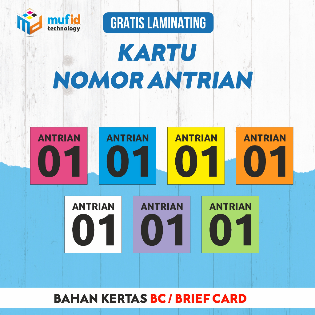 Jual KARTU ANTRIAN, NOMOR ANTRIAN, NOMOR LIVE, NOMOR GANTUNGAN, NOMOR ...