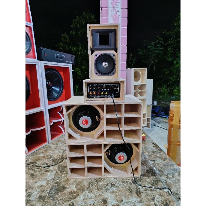 Jual Paket Sound Miniatur Siap Bunyi 6 inch box Booster Bluetooth ...