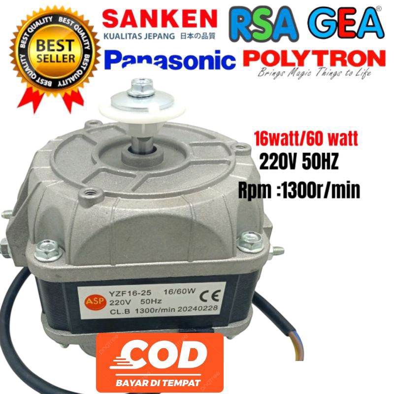 Jual Dinamo motor fan showcase 16watt / 60watt merek asp | Shopee Indonesia