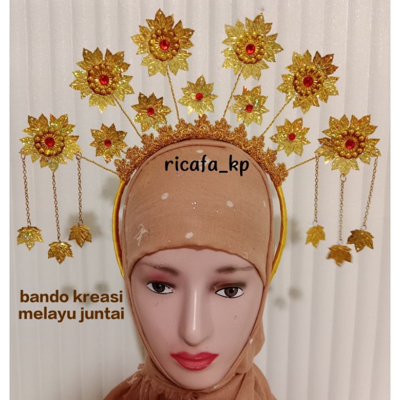 Jual bando melayu - bando tari adat melayu - aksesoris kepala adat ...