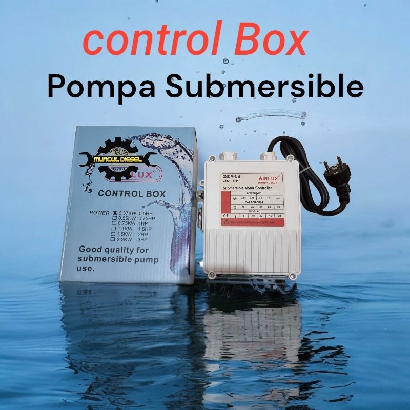 Jual box control panel pompa submersible control box pompa sumersibel ...