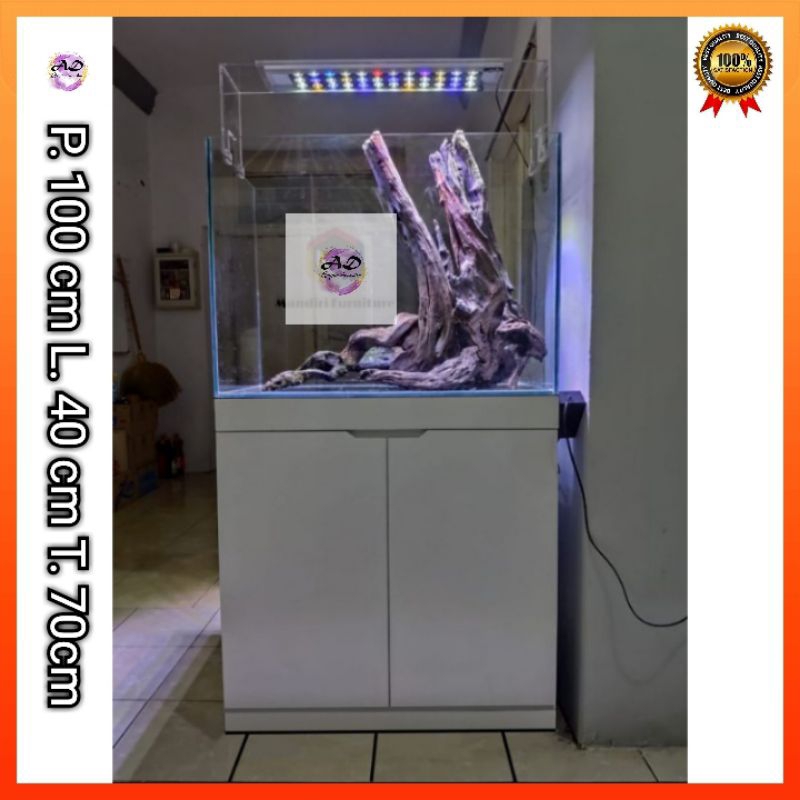 Jual Meja aquarium kabinet akuarium ukuran P. 100 x L. 40 x T. 70 cm ...
