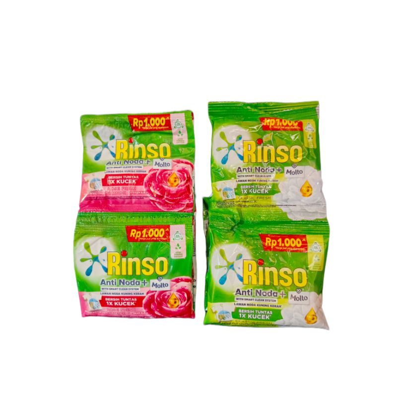 Jual rinso detergen saset 1 renceng (6 Pcs) | Shopee Indonesia
