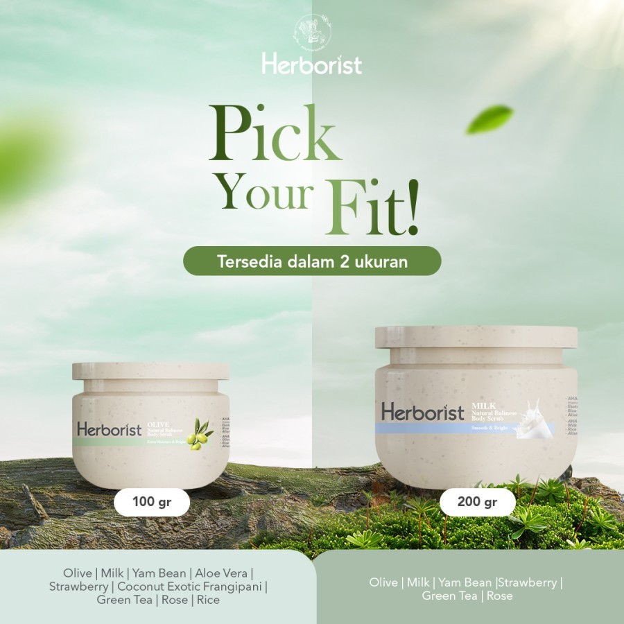 Jual HERBORIST NATURAL BALINESE BODY SCRUB | Shopee Indonesia