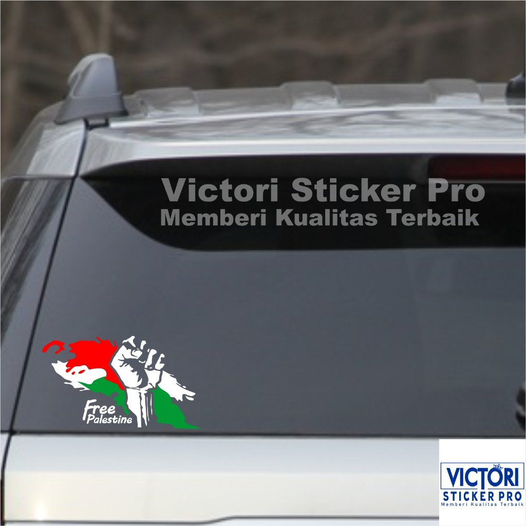 Jual Sticker Free Palestine Sticker Kaca Mobil Save Gaza Cutting ...