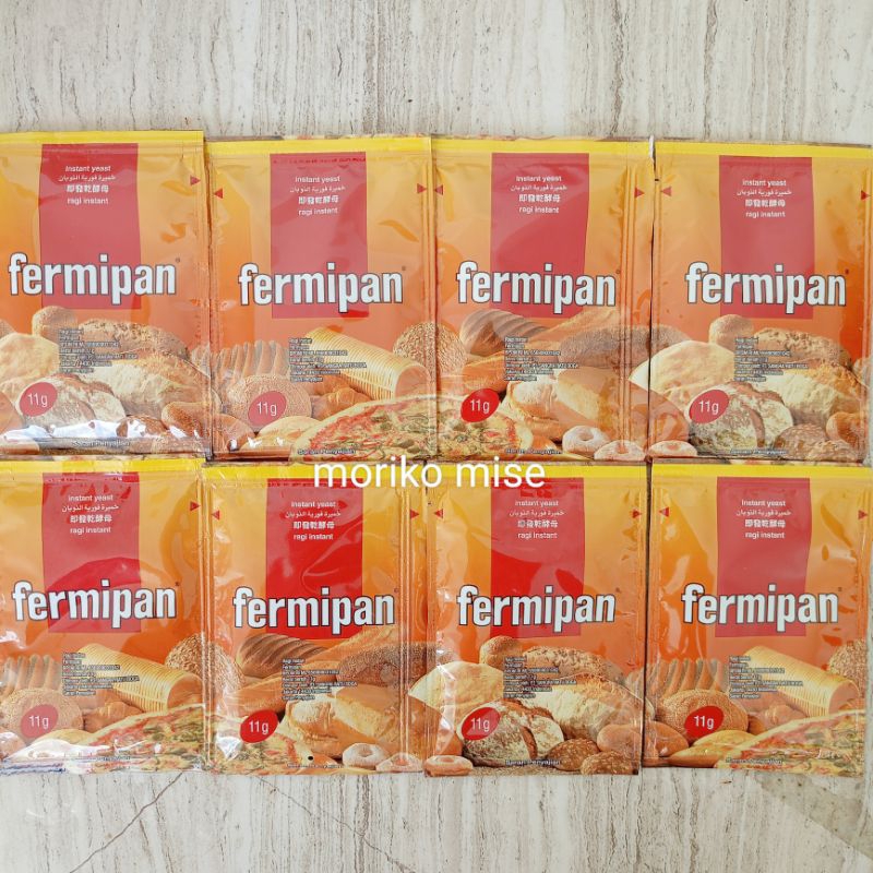 Jual [ 11 gram ] FERMIPAN ragi instan FERMIPAN instant yeast 11 gram ...