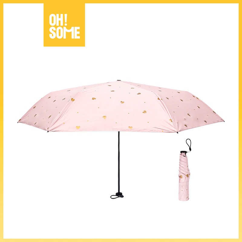 Jual OHSOME - Solo Corner Ultra-lightweight Umbrella Heart Shape Payung ...
