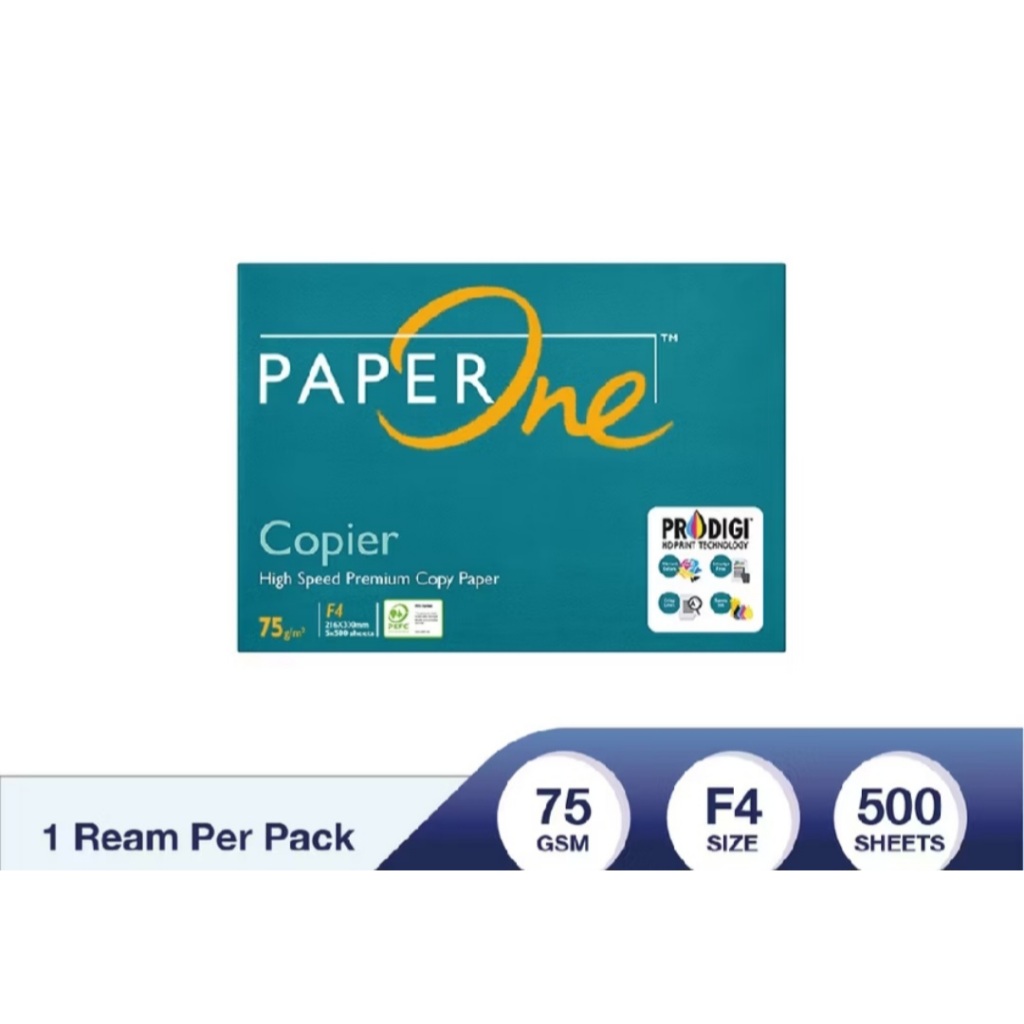 Jual Kertas HVS F4 FOLIO 75gr Paper One / Rim | Shopee Indonesia