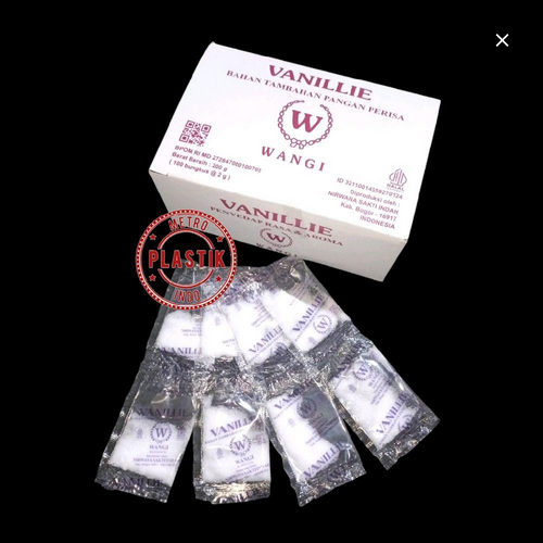 Jual 100pcs Vanillie Bubuk Sachet Per2gr / Vanili Wangi / Vanili Bubuk ...